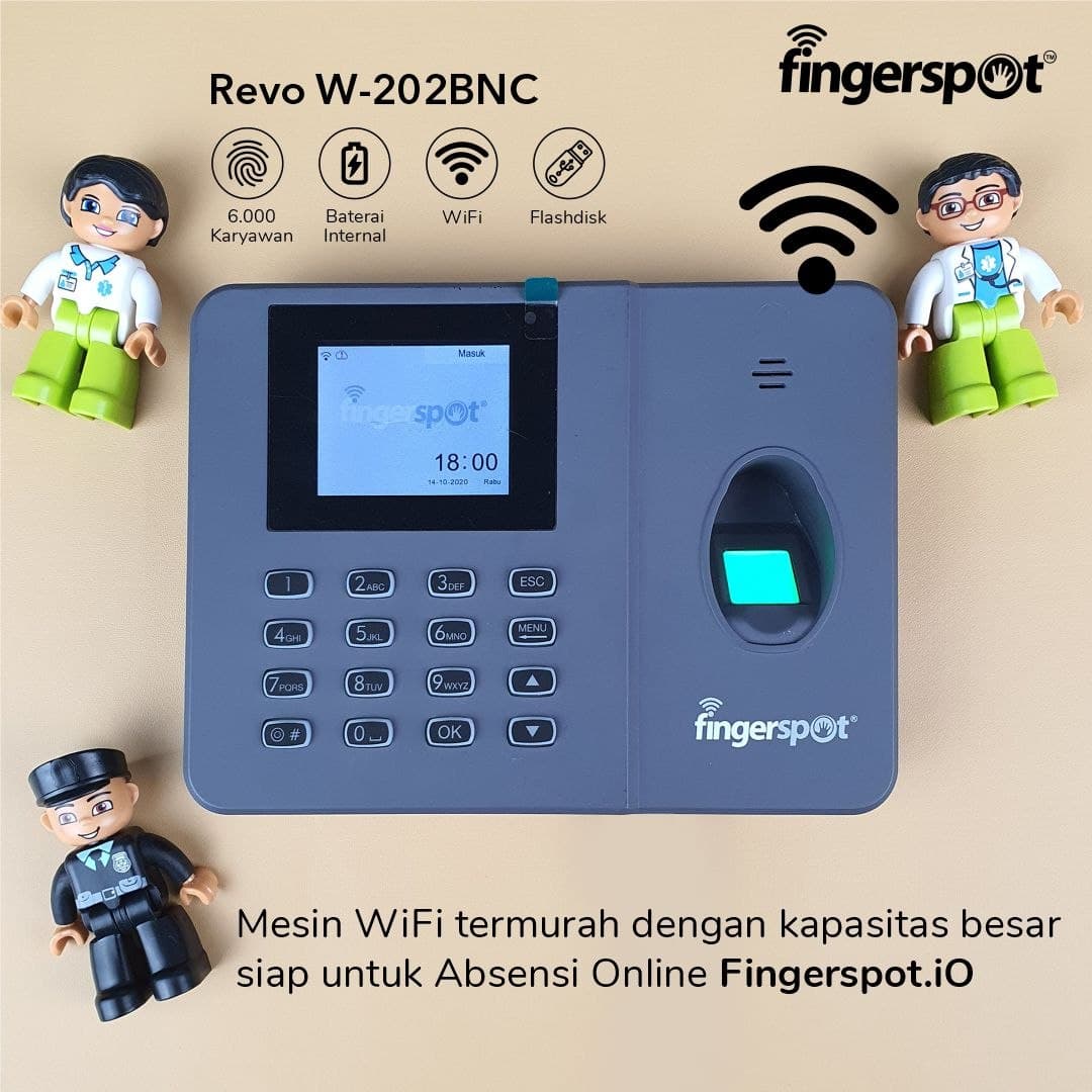 Mesin Absensi Wifi Terbaik Mudah Digunakan